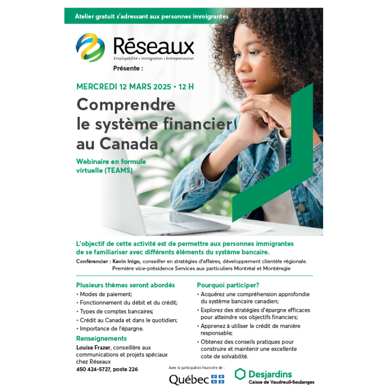 Comprendre le système financier au Canada – Collaboration avec la ...